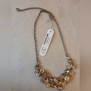 Sorrelli | Jewelry | Nwt Sorrelli Crystal Statement Necklace Gunmetal ...